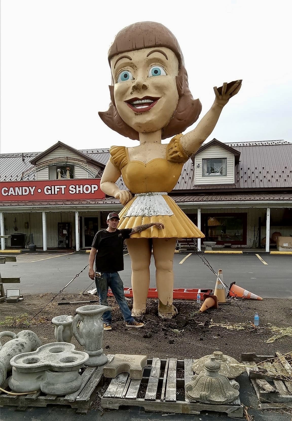 Popular statue has new home in Dunkirk | News, Sports, Jobs - Observer ...